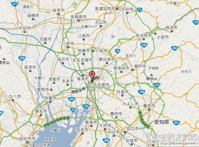 名古屋地图 - 图片 - 艺龙旅游指南