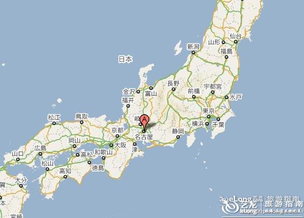 名古屋地图 - 图片 - 艺龙旅游指南